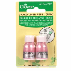 clover chaco liner fabric marking chalk wheel refill pkg of 2