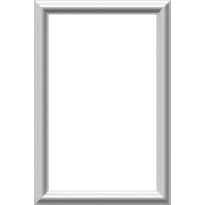 ekena millwork pnl16x24as-01-case-2 ashford molded classic wainscot wall panel, 16"w x 24"h x 1/2"p, factory primed white, 2 count