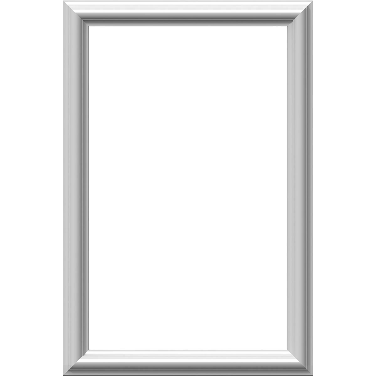 Ekena Millwork PNL16X24AS-01-CASE-2 Ashford Molded Classic Wainscot Wall Panel, 16"W x 24"H x 1/2"P, Factory Primed White, 2 Count