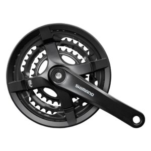 SHIMANO Unisex FC-ty501 Firkant 6/7/8 Rum Crankset, Black, 170 mm EU