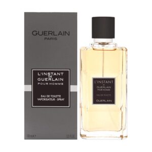 guerlain l'instant pour homme eau de toilette spray, 3.3 ounce, multicolor