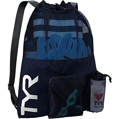 TYR Big Mesh Mummy Backpack, Navy, One Size