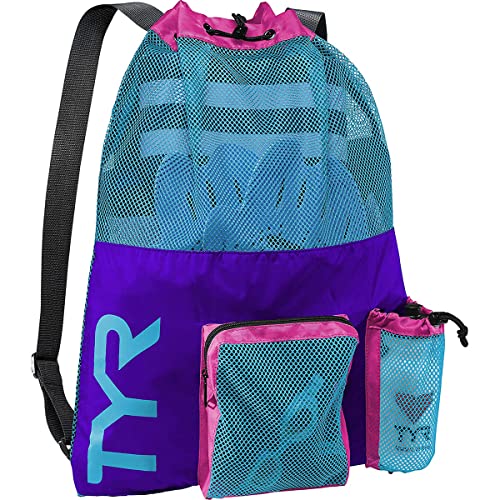 TYR Big Mesh Mummy Backpack, Navy, One Size