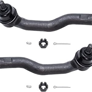 Detroit Axle - Front 8pc Tie Rods Sway Bars Kit for 07-14 Ford Edge Lincoln MKX, 4 Outer & Inner Tie Rod Ends 2 Sway Bars 2 Boots 2007 2008 2009 2010 2011 2012 2013 2014 Replacement