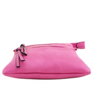 Functional Multi Pocket Crossbody Bag (Fuchsia)