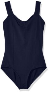 capezio princess tank leotard - girls, navy, medium