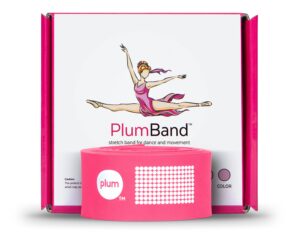 plumband the stretch band for dance and ballet – colors and sizes for kids & adults – improve your splits, strength, and flexibility with stretching (rose pink, small)