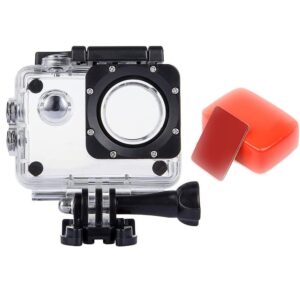 vvhooy waterproof case compatible with akaso ek7000 ek5000/remali capturecam/apexcam/vemont/eken h9r/hls/jadfezy action camera underwater dive housing protective case