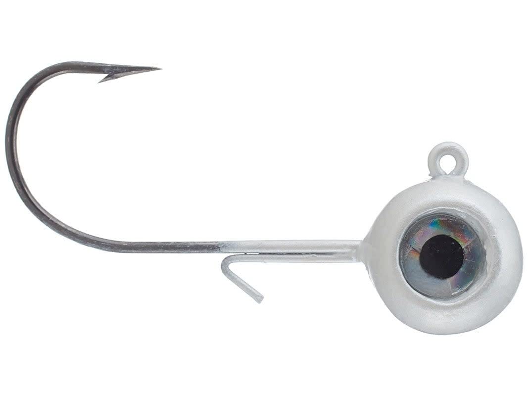 VMC Neon Moon Eye Jig 1/8 White, one size