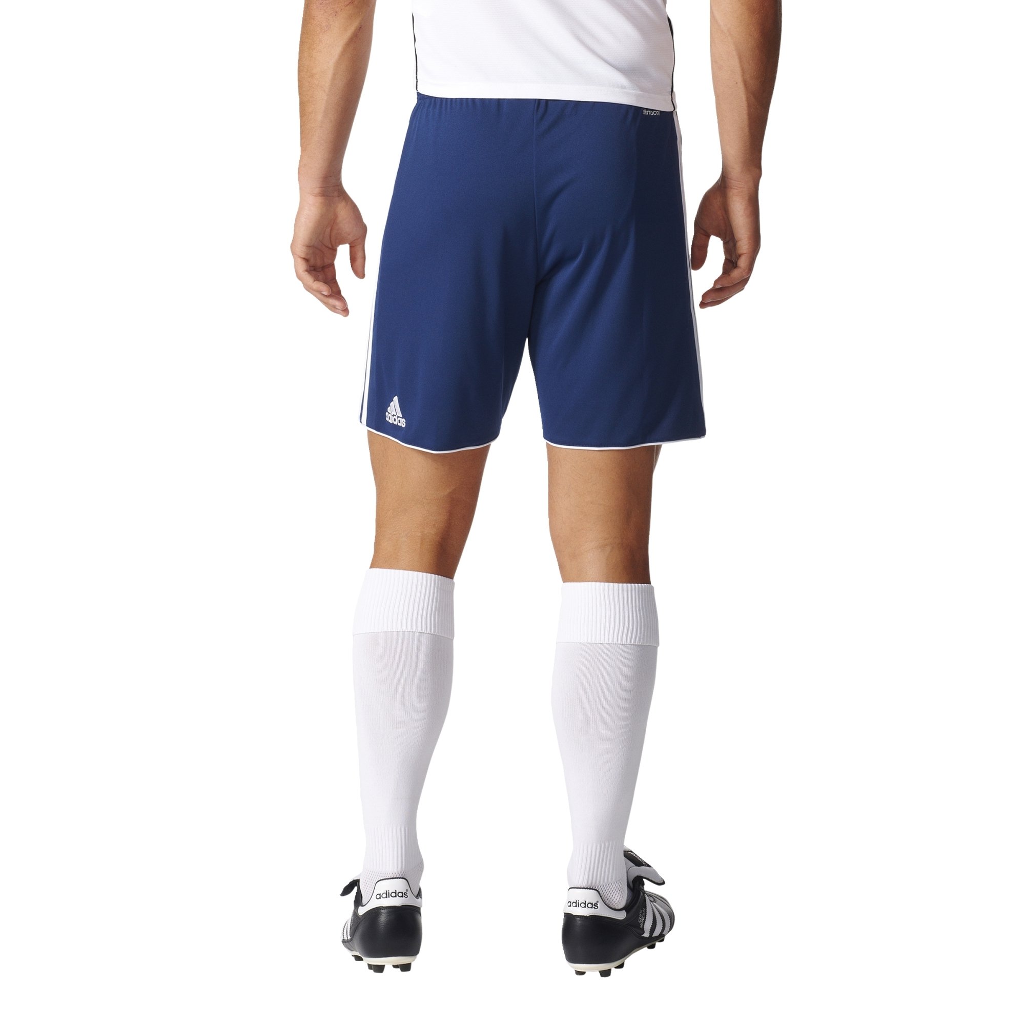 adidas Men's Soccer Tastigo 17 Shorts, Dark Blue/White, Small