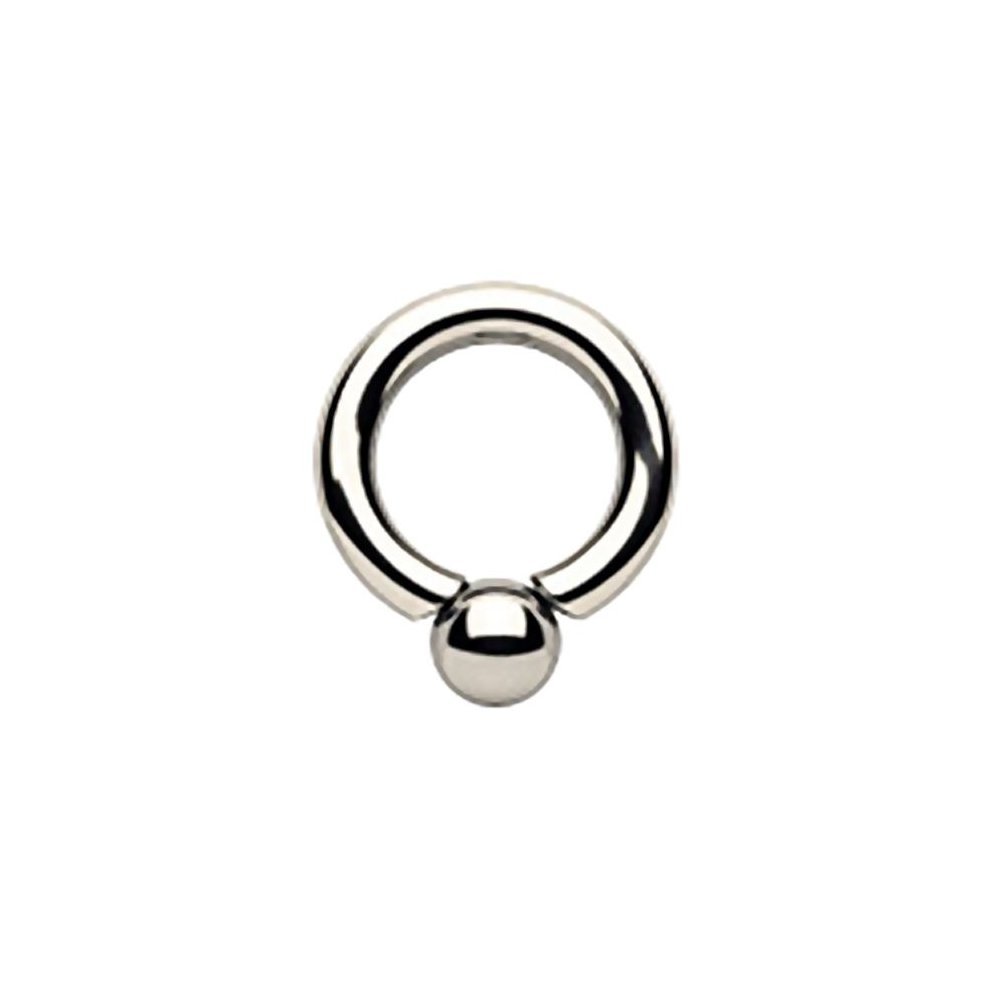 TheChainGang Surgical Steel Screwball Rings, Body Piercing Jewelry (4 Gauge (5mm) - 3/8")