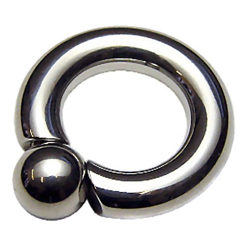 TheChainGang Surgical Steel Screwball Rings, Body Piercing Jewelry (4 Gauge (5mm) - 3/8")