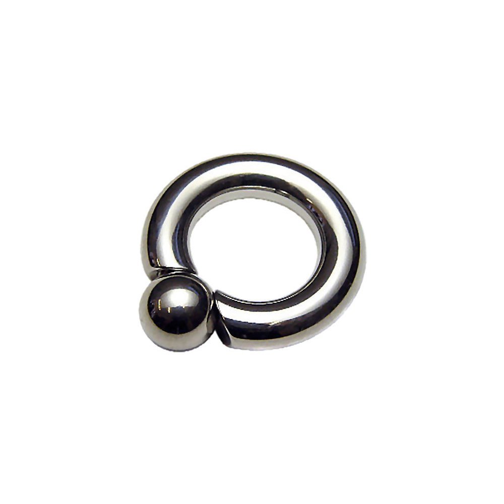 TheChainGang Surgical Steel Screwball Rings, Body Piercing Jewelry (4 Gauge (5mm) - 3/8")