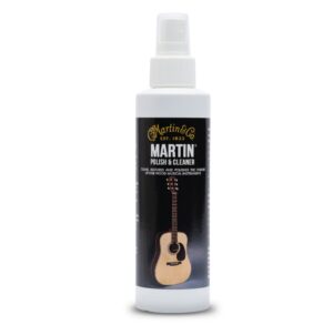 martin guitar polish and cleaner, all-in-one guitar cleaner, 6 ounces