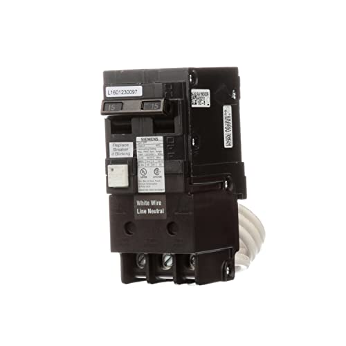 Siemens QF215A Ground Fault Circuit Interrupter, 15 Amp, 2 Pole, 120V, 10,000 Aic,