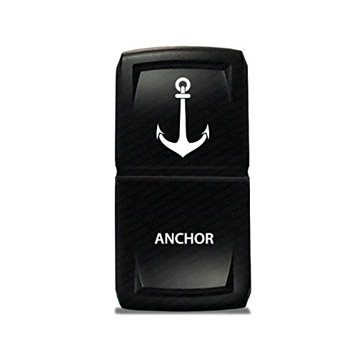 CH4X4 Marine Rocker Switch V2 Anchor Symbol 1- Blue Led