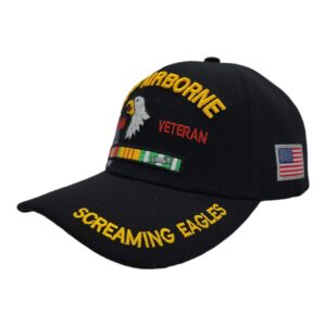 batemen us warriors vietnam veteran 101st airborne u.s. military cap hat official licensed