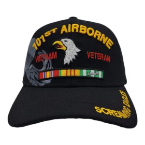 BATEMEN US Warriors Vietnam Veteran 101st Airborne U.S. Military Cap Hat Official Licensed