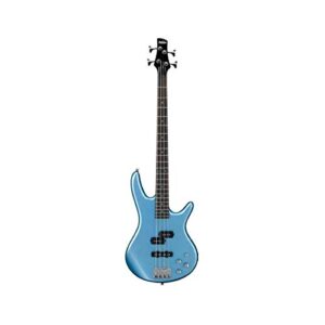 ibanez 4 string bass guitar, right, soda blue (gsr200sdl)