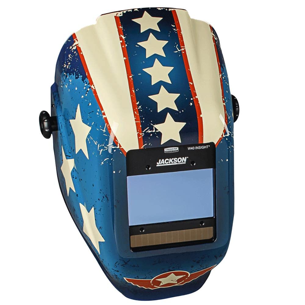 Jackson Safety HLX 100 Welding Hood - Ultra Lightweight Auto Darkening Welding Helmet with Insight Digital Variable ADF - ANSI Z87.1