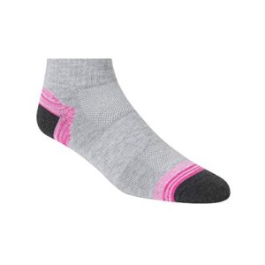 Skechers womens 6 Pack Quarter Crew Socks, Medium Grey, 11-Sep US