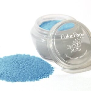 colorpops by first impressions molds matte blue shades edible powder food coloring for cake decorating, baking, chocolate, candy, cookies 10 gr/by volume single jar manufactured in the usa (matte blue 9, 10g)