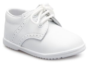 olivia koo baby boys infant to toddler oxford christening shoes white 1