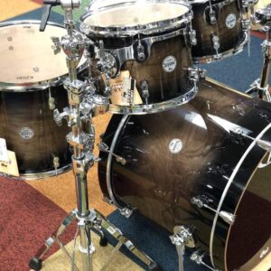 Pacific by DW 5-Piece Concept Maple Exotic Shell Pack (Charcoal Burst over Walnut)