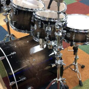 Pacific by DW 5-Piece Concept Maple Exotic Shell Pack (Charcoal Burst over Walnut)