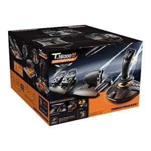 Thrustmaster USB T16000M FCS Flight Pack - Joystick, Throttle and Rudder Pedals for PC,Windows