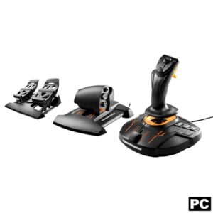 Thrustmaster USB T16000M FCS Flight Pack - Joystick, Throttle and Rudder Pedals for PC,Windows