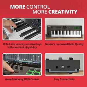 Nektar Impact LX 49+ USB MIDI Keyboard Controller