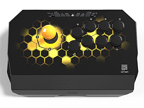 Qanba Drone Joystick for PlayStation 4 and PlayStation 3 and PC (Fighting Stick) Officially Licensed Sony Product