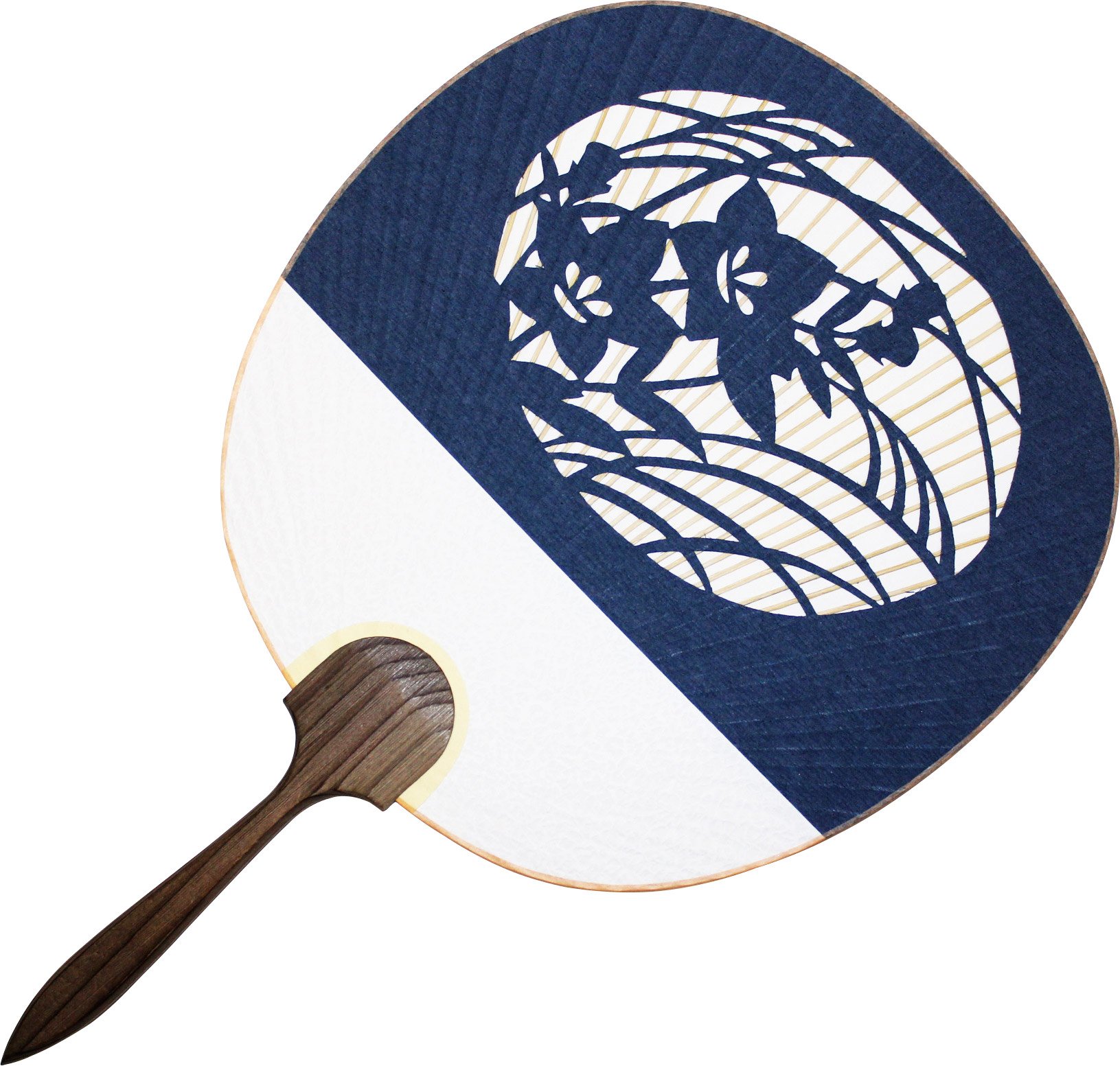 Maruzen Uchiwa Japanese Pattern Window Blue 0