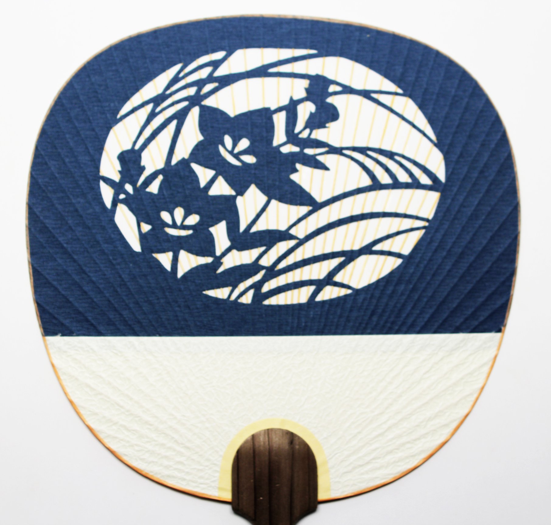 Maruzen Uchiwa Japanese Pattern Window Blue 0