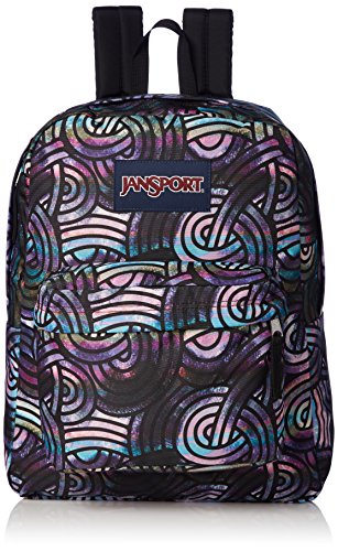 JanSport Superbreak Backpack- Discontinued Colors (Multi Super Swirls)