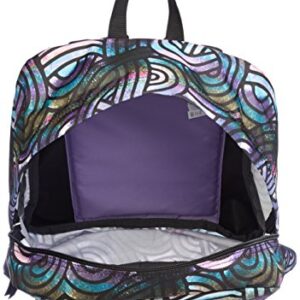 JanSport Superbreak Backpack- Discontinued Colors (Multi Super Swirls)