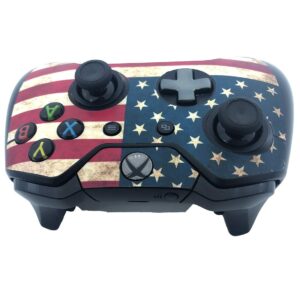 UUShop USA Flag Stars and Stripes Vinyl Skin Decal Cover for Microsoft Xbox One Controller wrap sticker skins