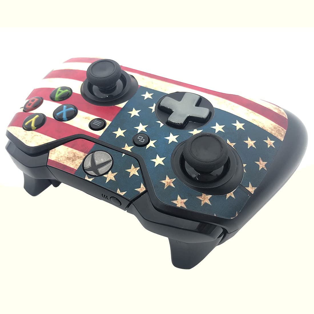 UUShop USA Flag Stars and Stripes Vinyl Skin Decal Cover for Microsoft Xbox One Controller wrap sticker skins