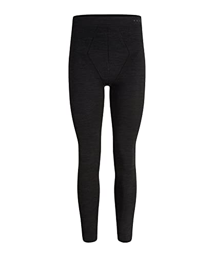 FALKE Men's Wool Tech. Long Tights Base Layer Bottom, Thermal Breathable Quick Dry, Black (Black 3000), S, 1 Pair