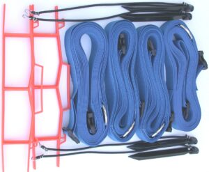 home court 2-inch adjustable 8-meter sand court line - m819as (blue)