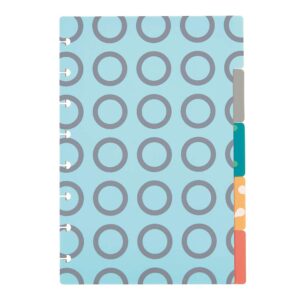 staples 2103823 arc system tab dividers assorted patterns 6-inch x 8-1/2-inch (50046)