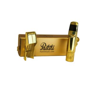 paititi professional gold plated alto saxophone metal mouthpiece #6