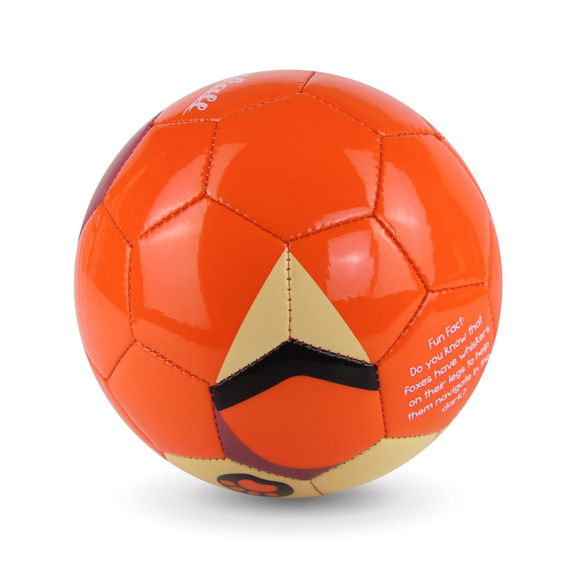 Daball Kid and Toddler Soccer Ball - Size 1 and Size 3, Pump and Gift Box Included (Size 1, Terry, The Fox)