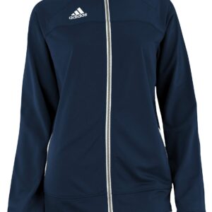 adidas Women's Climalite Utility Jacket,Navy/White Small