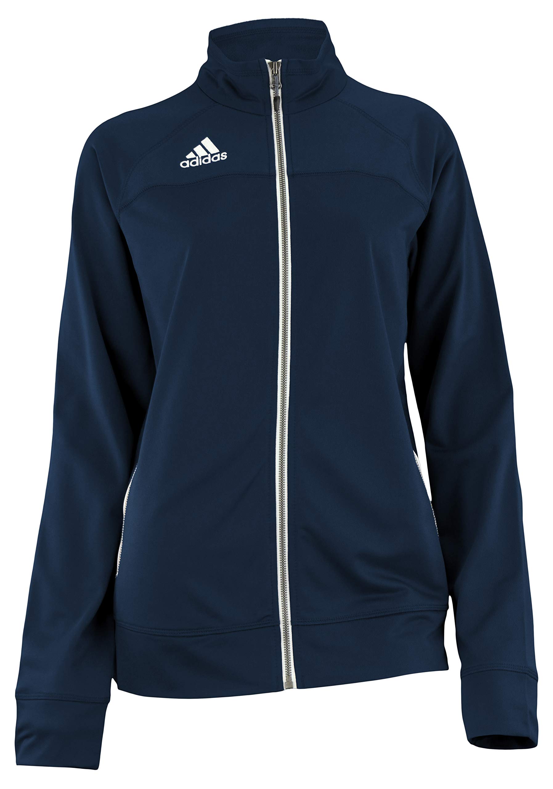 adidas Women's Climalite Utility Jacket,Navy/White Small