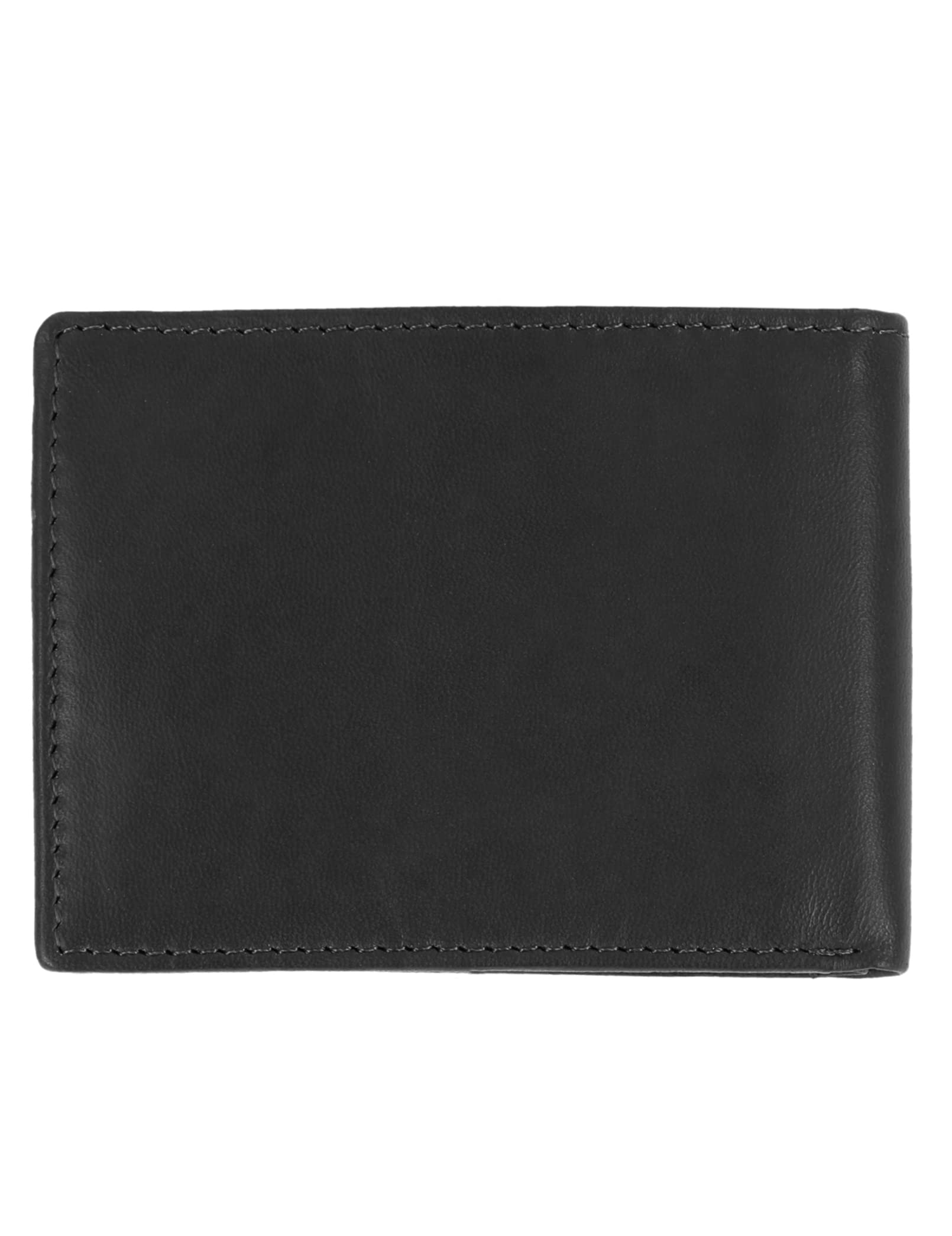 Steve Madden RFID Leather Wallet Gift Set With Key Fob Billfold, Black, One Size US