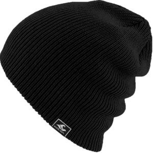 Joe's USA Koloa Surf Co. Original Soft & Cozy Beanies (Black - One Size)