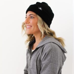 Joe's USA Koloa Surf Co. Original Soft & Cozy Beanies (Black - One Size)