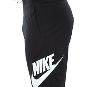 Nike Mens Sportswear Logo Shorts Black/White 836277-010 Size Large